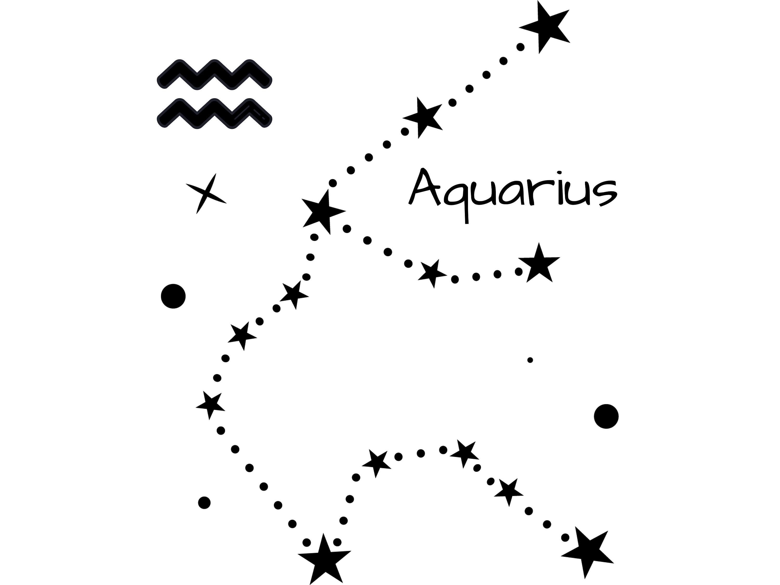 Wassermann Svg, Sternzeichen Svg, Horoskop Svg, Astrologie Zeichen Svg ...