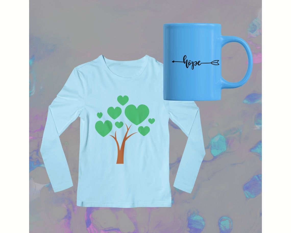 Hand Drawn Heart Hand Lettered Hearts SVG SVG Files Instant - Etsy