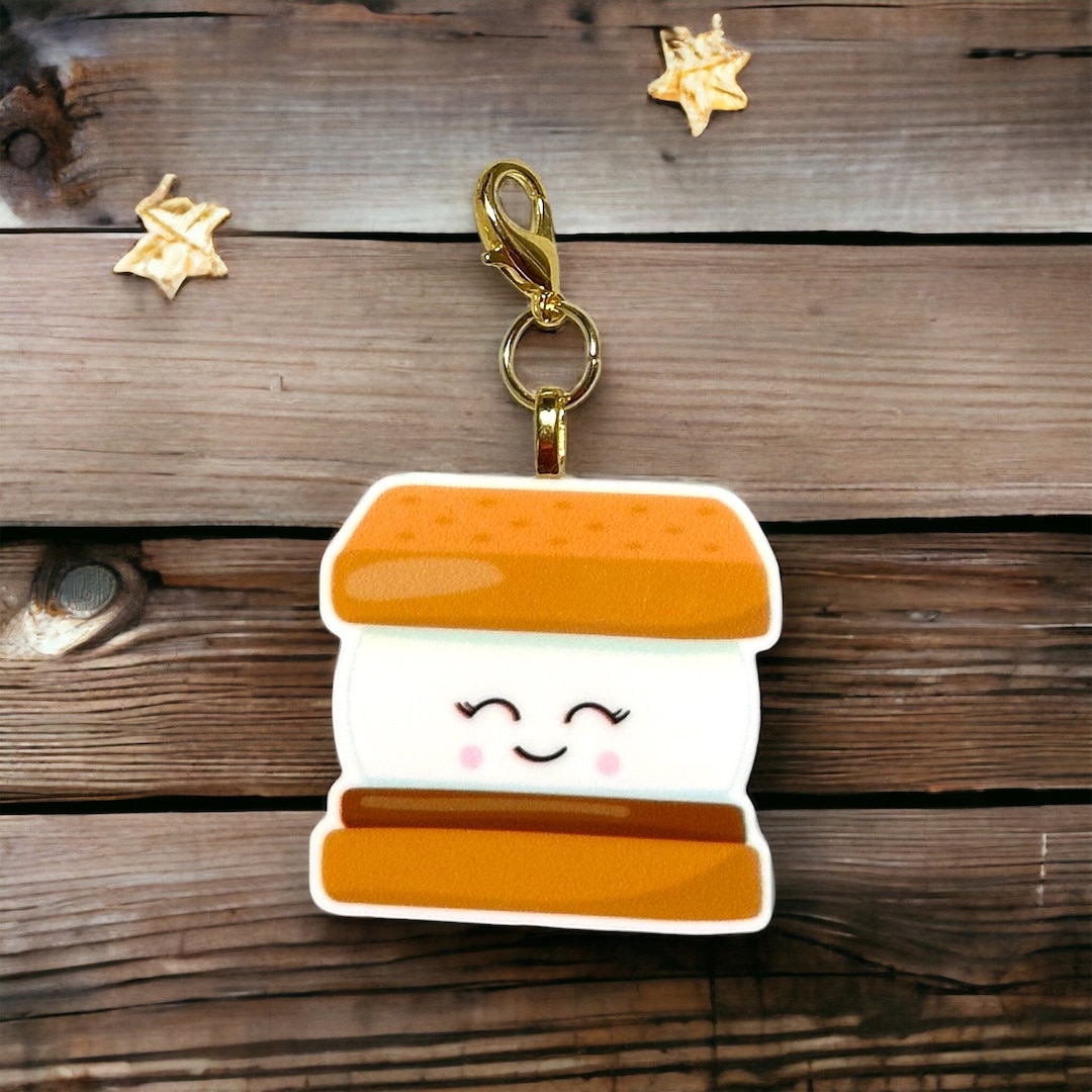 S'mores Charm Smores Planar 1 PC Acrylic Resin Planar Charm Bonfire ...
