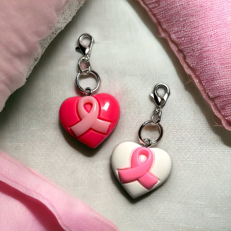 Pink Ribbon Beads - Etsy