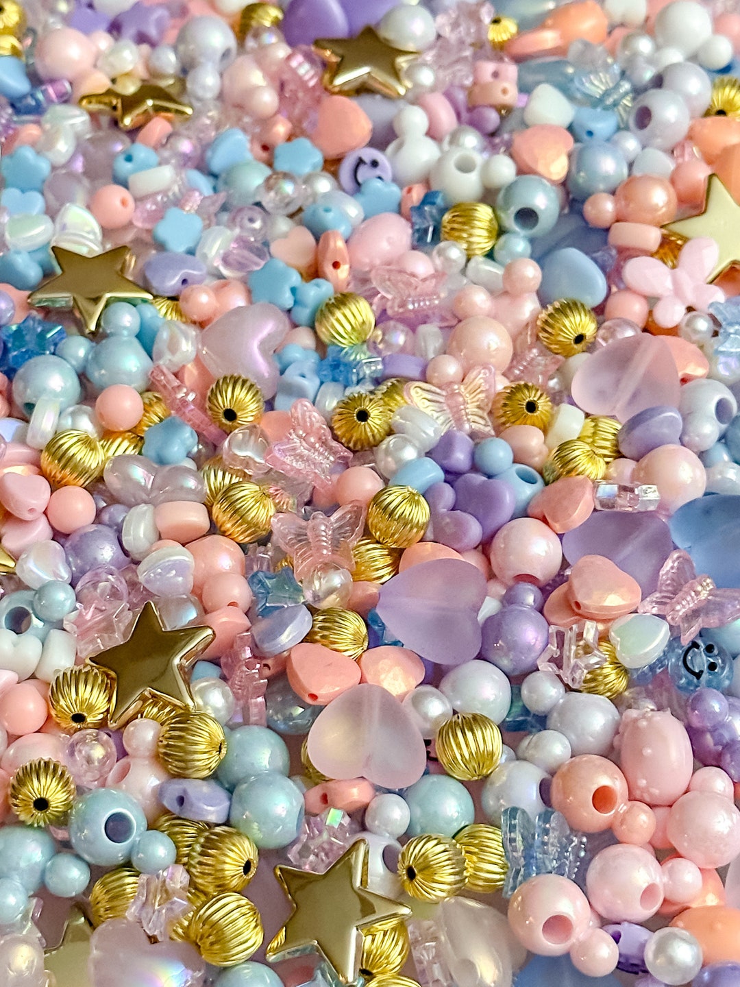 Mismatched Y2K Princess Castle Necklace White Lavender - Etsy