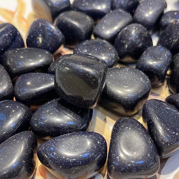 Blue Goldstone - Etsy