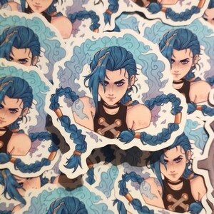ARCANE STICKERS 2"5 JINX Vi Caitlyn - Etsy