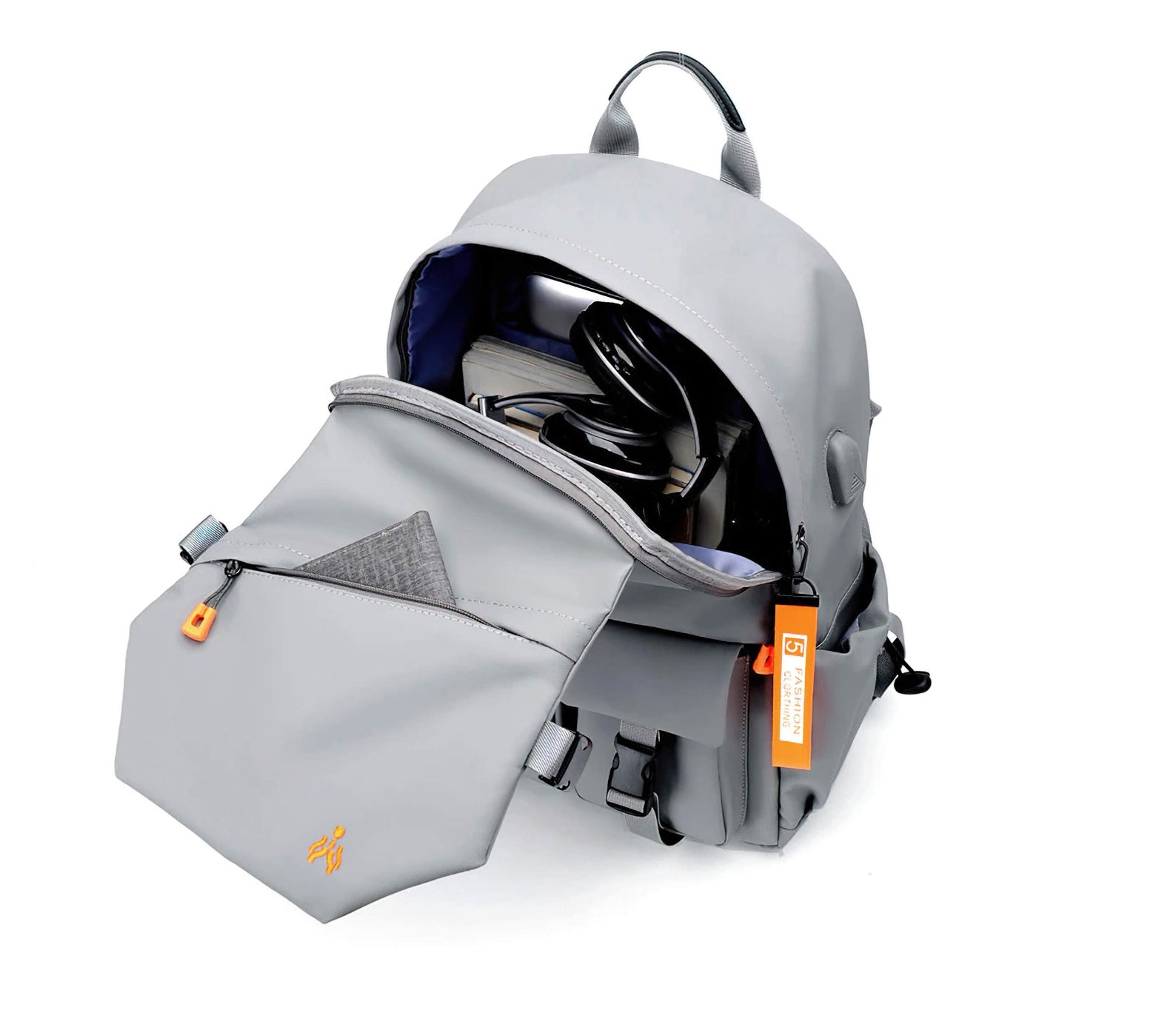 Casual College Backpack Water Repellent Backpack Crafted - Etsy