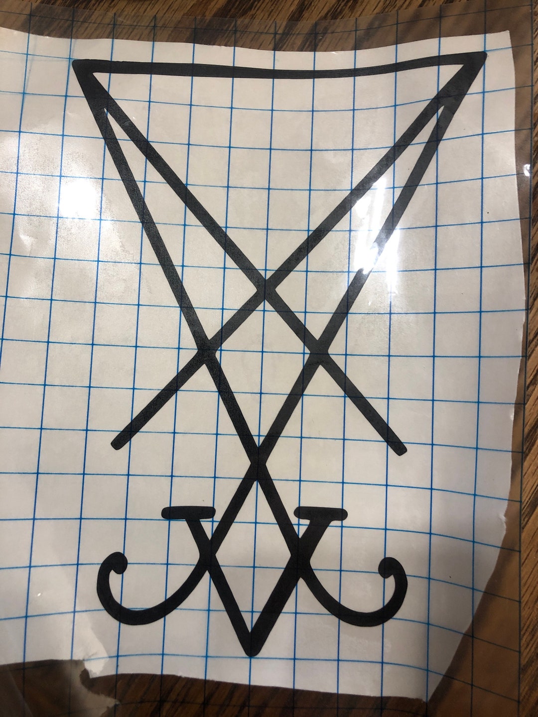 Lucifer Sigil Vinyl Decal Sticker - Etsy