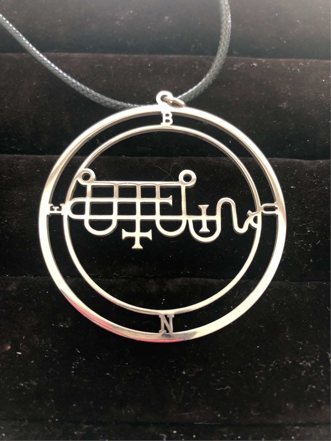 Bune Sigil Pendant Comes With Cord; Demonology Satanic Goetic Infernal ...