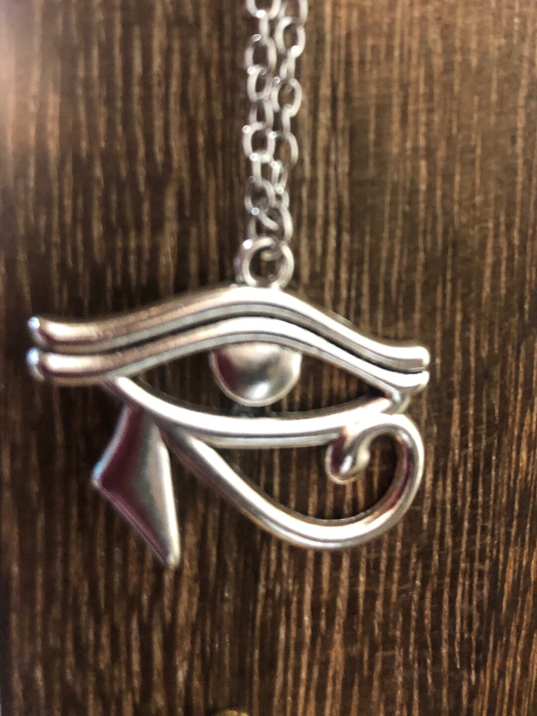 Eye of Horus, Eye of Thoth; Eye of Ra Pendant Necklace; Moon/feminine ...