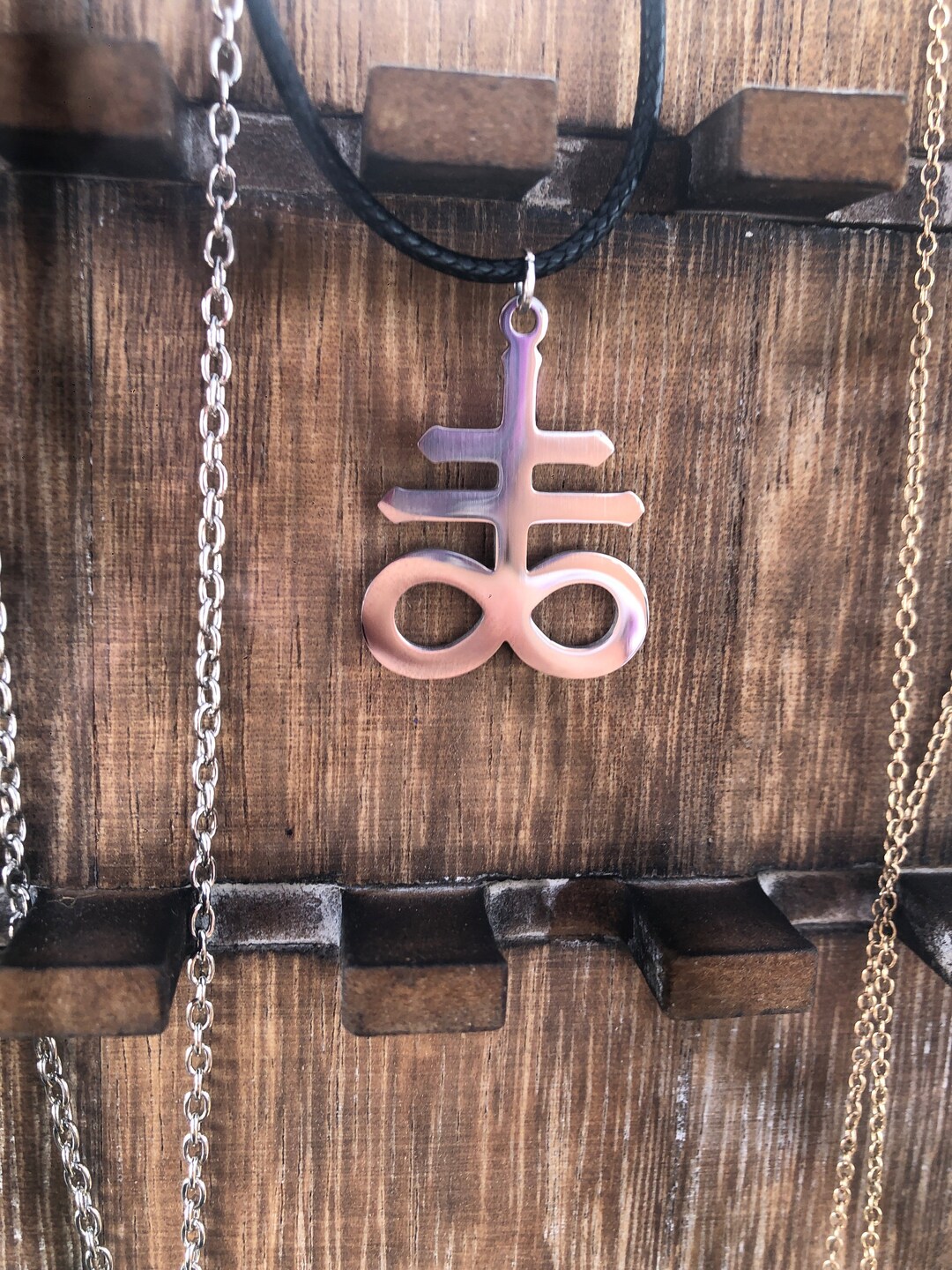 Leviathan Sigil Pendant Comes With Cord; Demonology Satanic Goetic ...