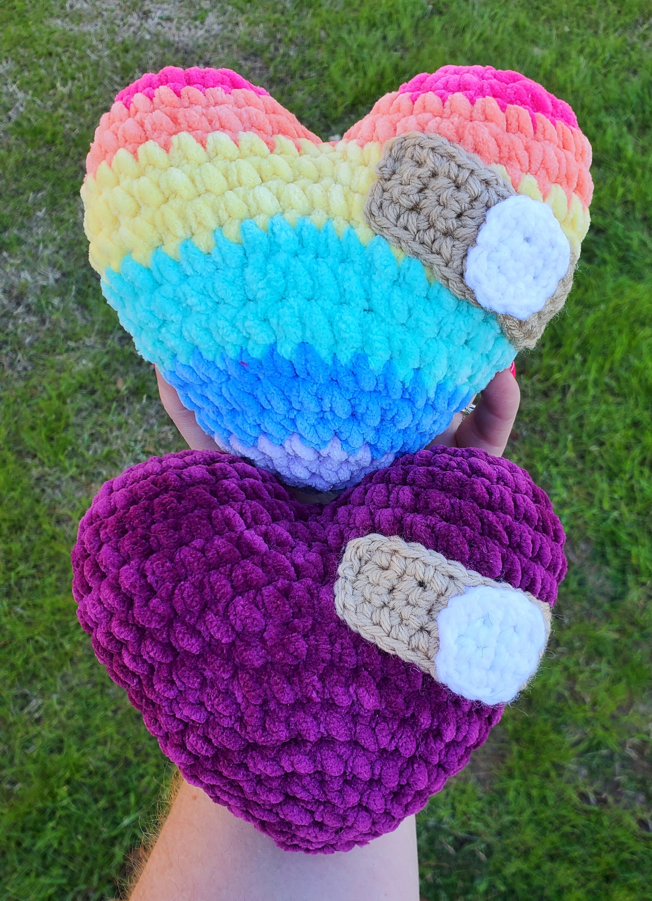 Heart Corazon Plush Amigurumi CUSTOM ORDER - Etsy