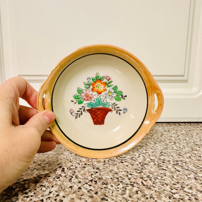 Made in Japan Lusterware Dish Vintage Japanese Dish Unique Vintage Dish ...