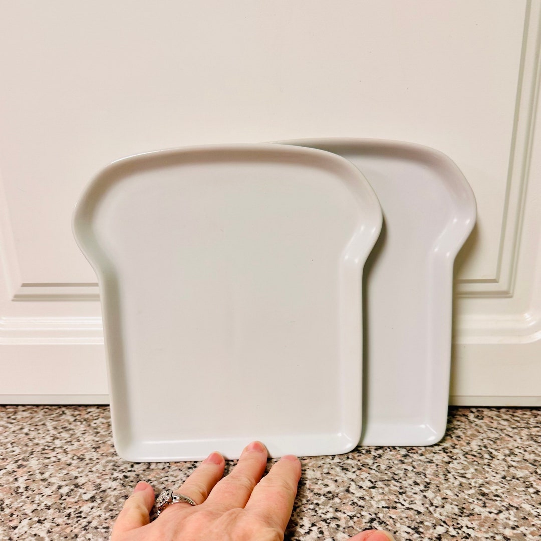 Ceramic Toast Plates | Bread Plates | Ceramic White Plates ...