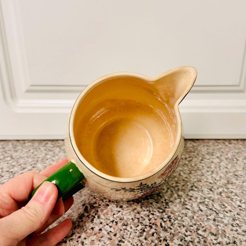 Strasburg V B Saar Basin Pitcher Vintage Floral Pitcher Porcelain ...