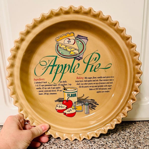 Vintage Pie Plate - Etsy