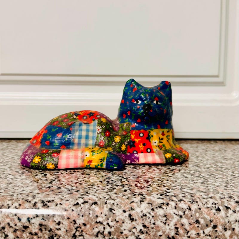 Patchwork Cats - Etsy