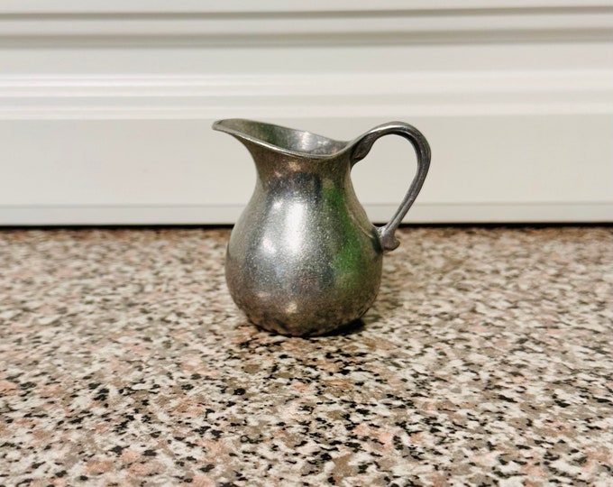 Miniature Pewter Pitcher Vintage Pewter Pitcher Cottagecore Grandmacore ...