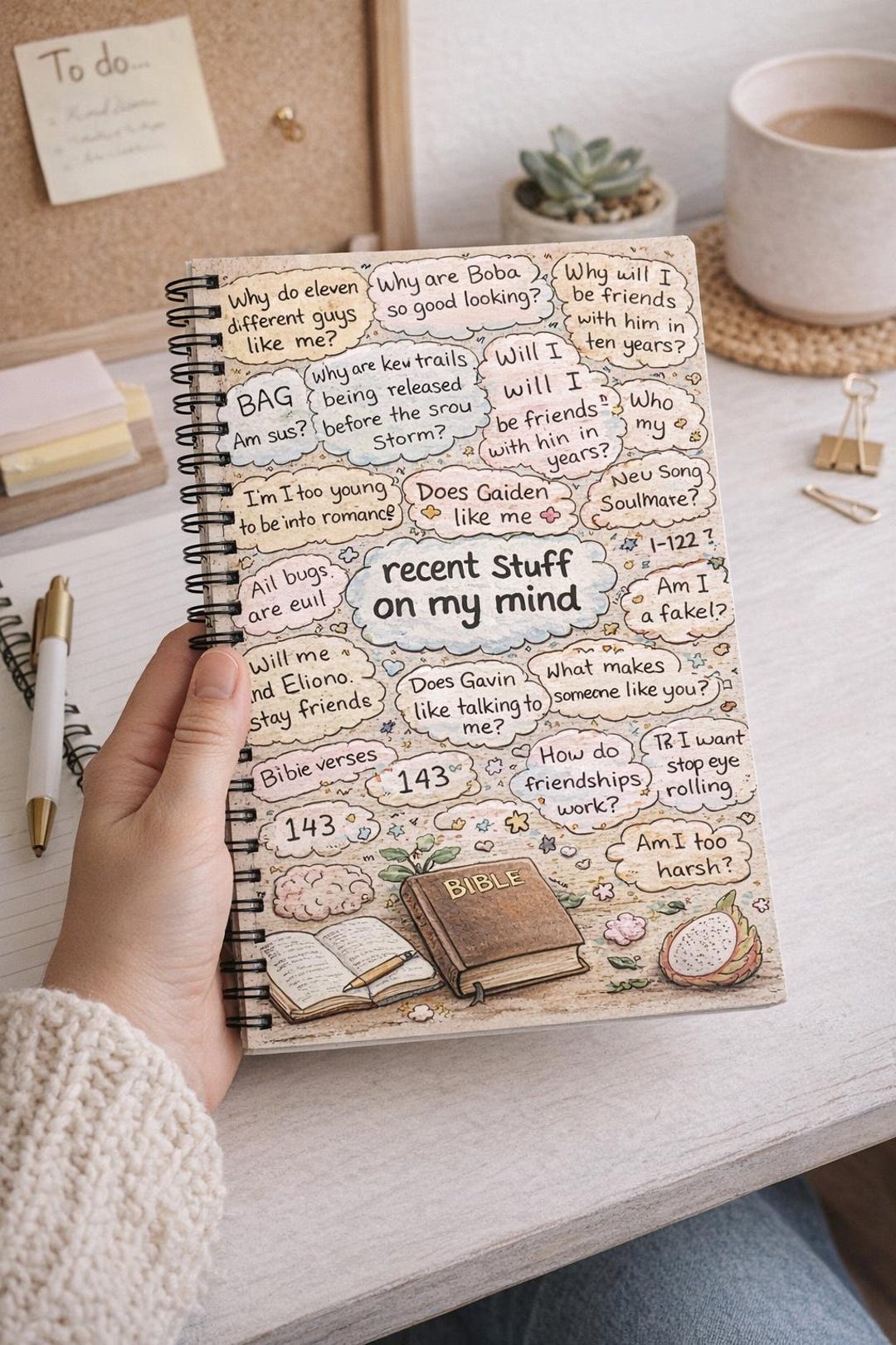 Brain Dump Notebook | Overthinking Journal | Mental Reset Notebook ...