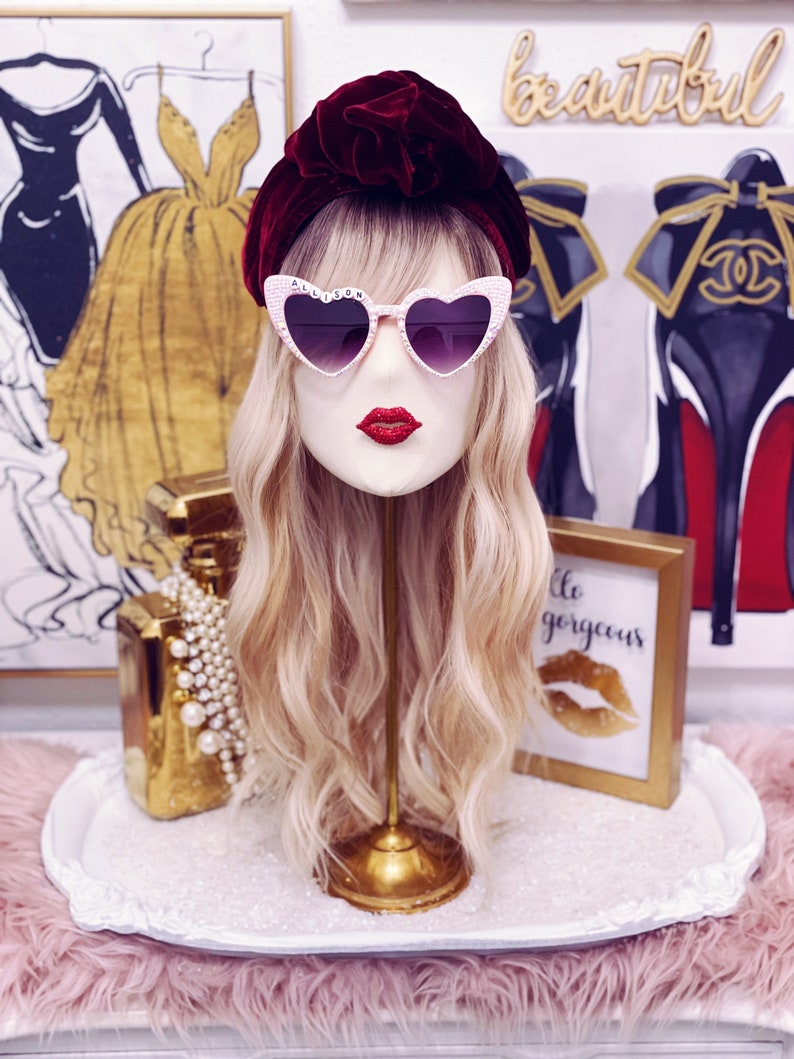 Crystal Bottom, Half & Half Pearl and Crystal Embellished Heart Shaped ...