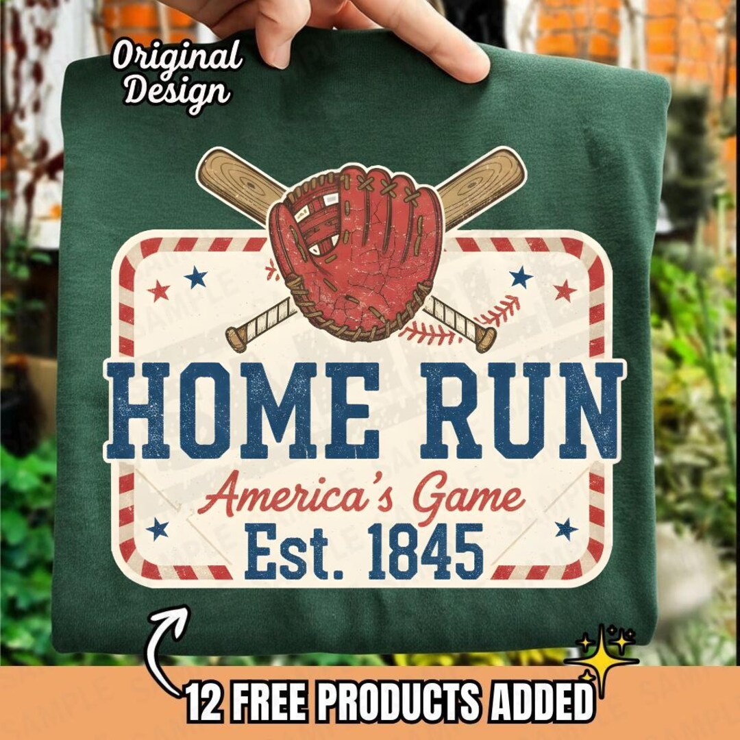 Baseball Home Run PNG, Vintage Png for Sports Fans, America's Game Png ...