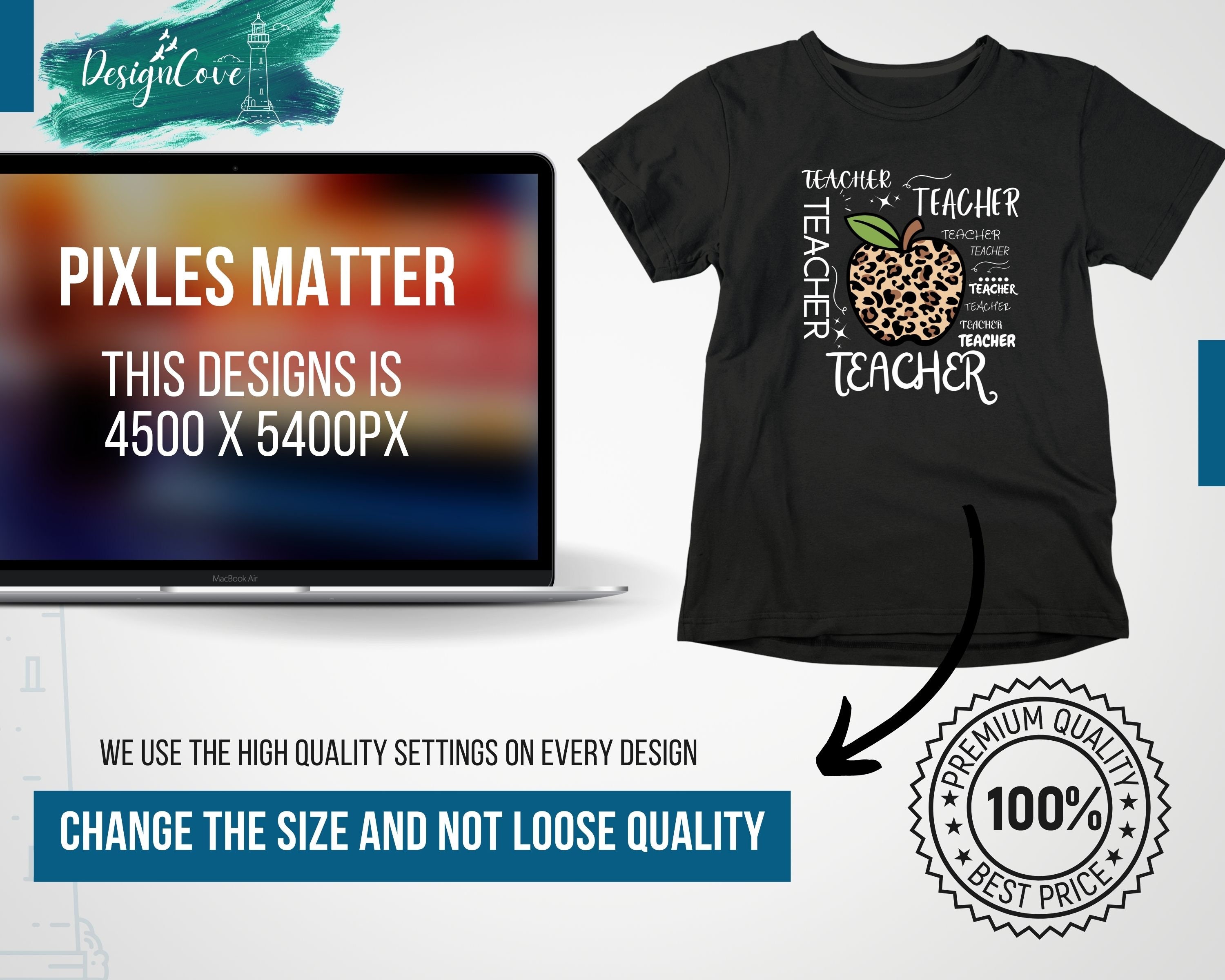 Teacher Leopard Svg, Apple Leopard Svg, Teacher Typography SVG, Leopard Back to School SVG ...