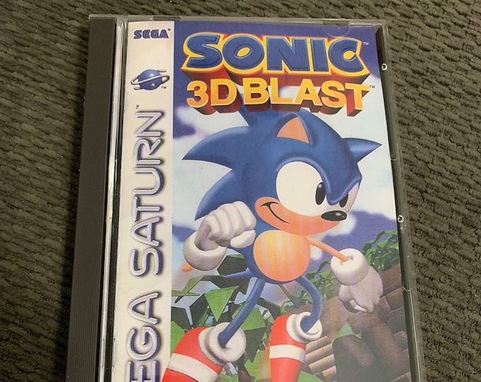 Sonic 3D Blast, Sega Saturn, Custom Case W/inserts & Foam READ ...