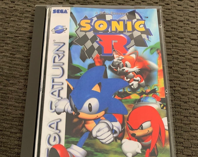 Sonic R, Sega Saturn, Custom Case W/inserts & Foam READ Description! - Etsy