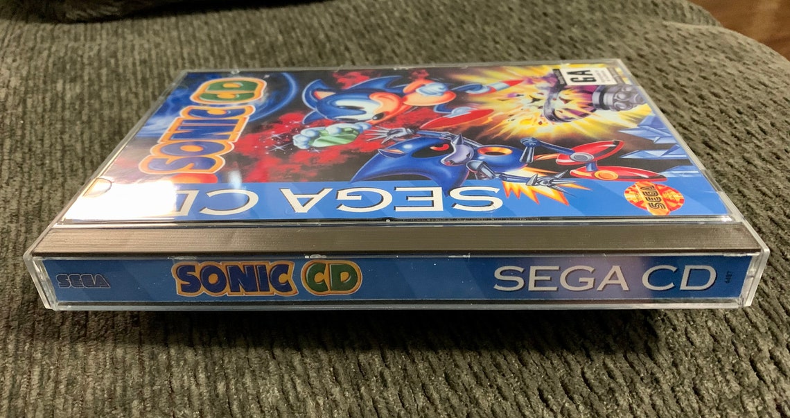 Sonic CD, Sega CD, Custom Case W/inserts & Foam READ Description! - Etsy