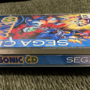 Sonic CD, Sega CD, Custom Case W/inserts & Foam READ Description! - Etsy