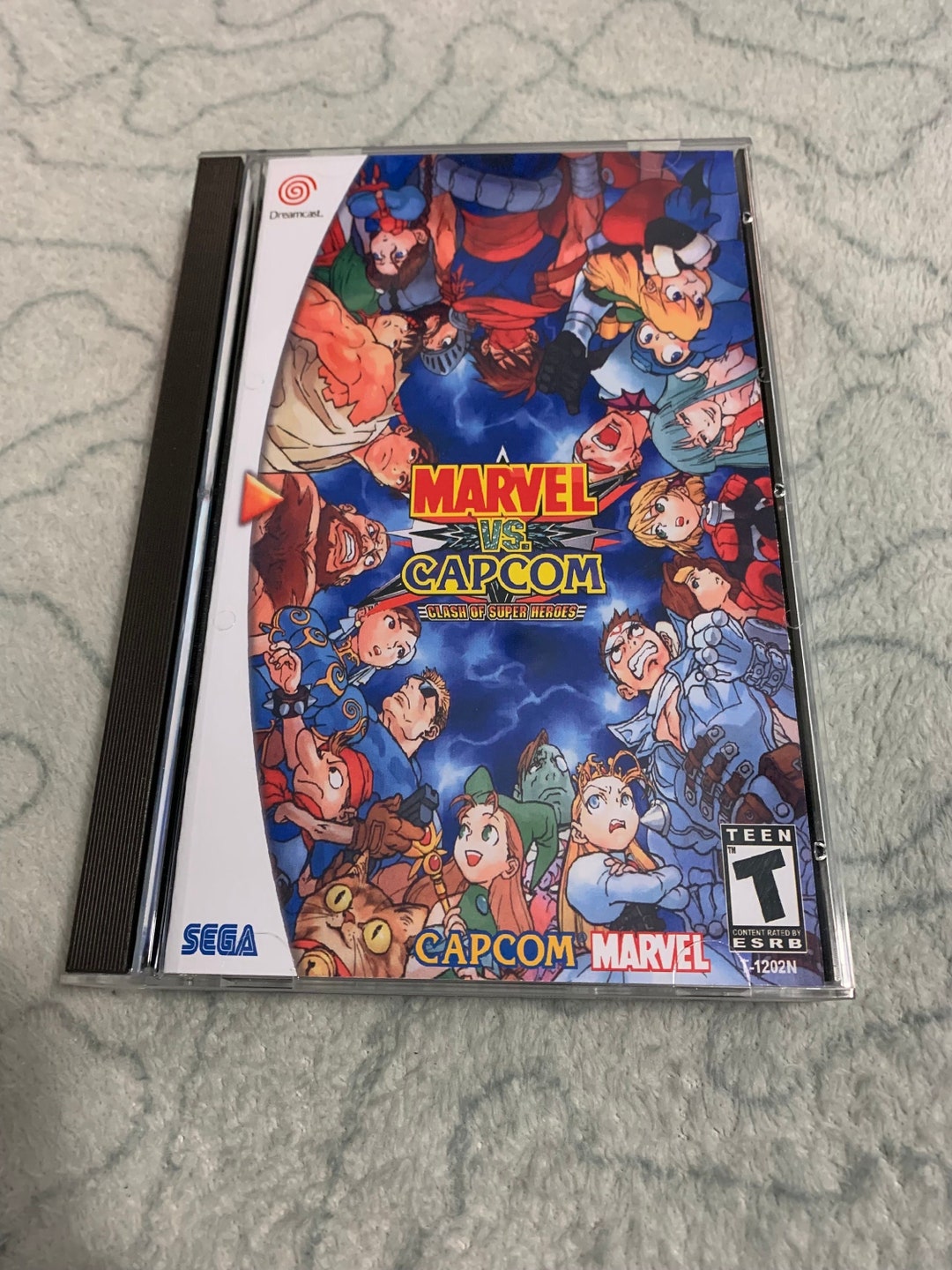 Marvel Vs Capcom, Sega Dreamcast, Custom Long Box Case W/inserts & Foam ...