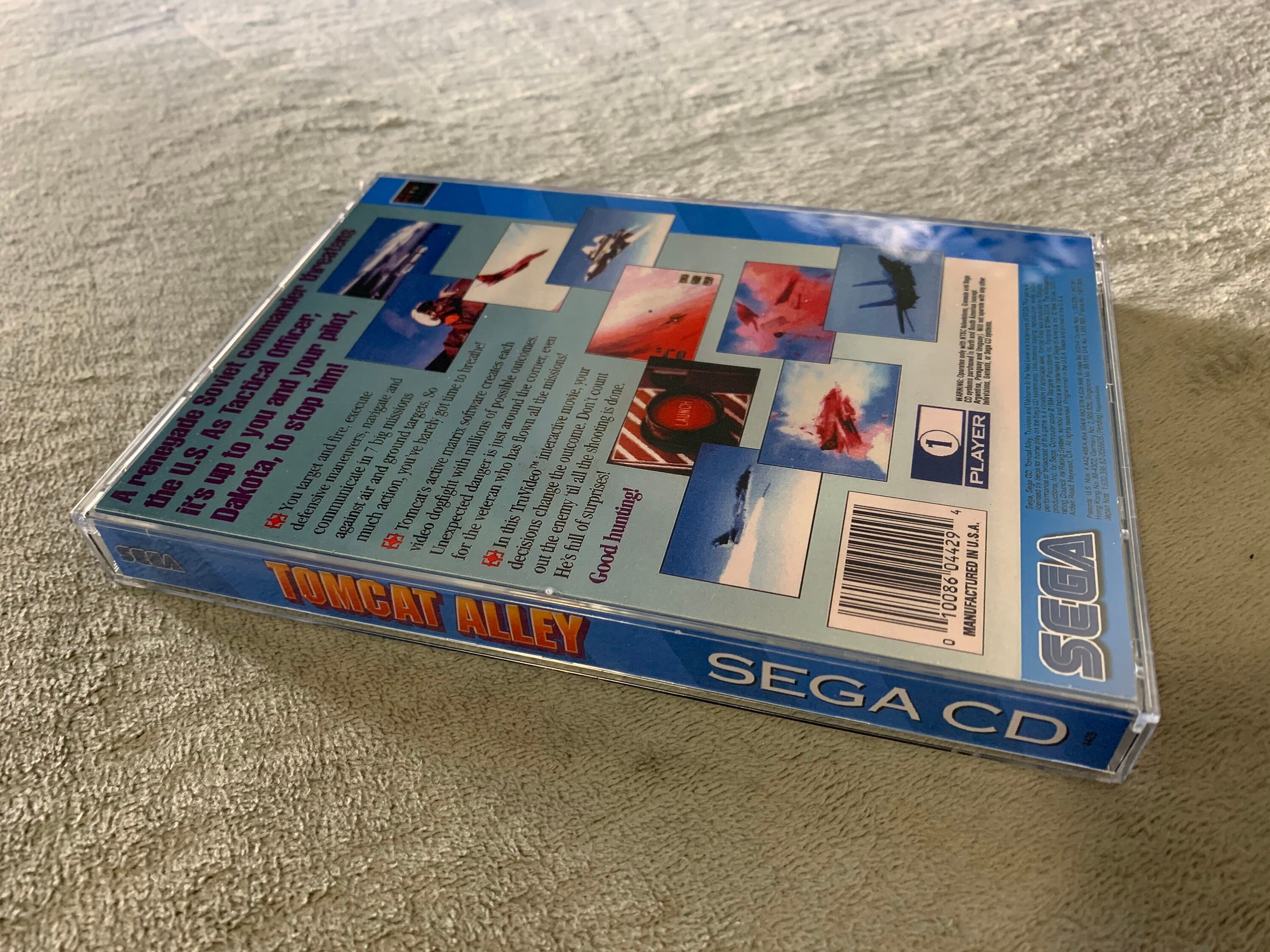 Sega CD Custom Case NO GAME Tomcat Alley Art & Collectibles Digital Prints etna.com.pe