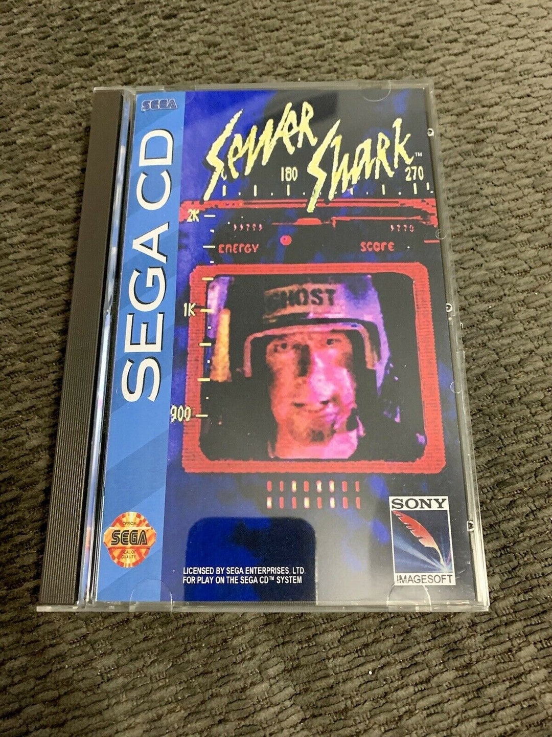Sewer Shark, Sega CD, Custom Case W/inserts & Foam READ Description! - Etsy