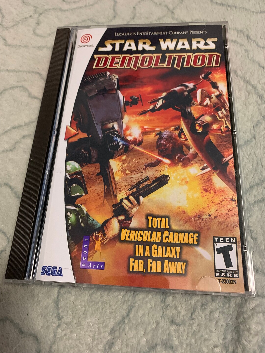 Star Wars Demolition, Sega Dreamcast, Custom Long Box Case W/inserts ...