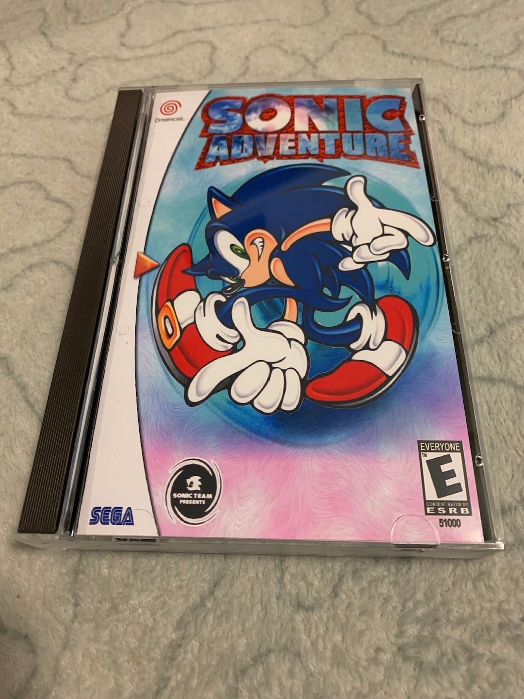 Sonic Adventure, Sega Dreamcast, Custom Long Box Case W/inserts & Foam ...