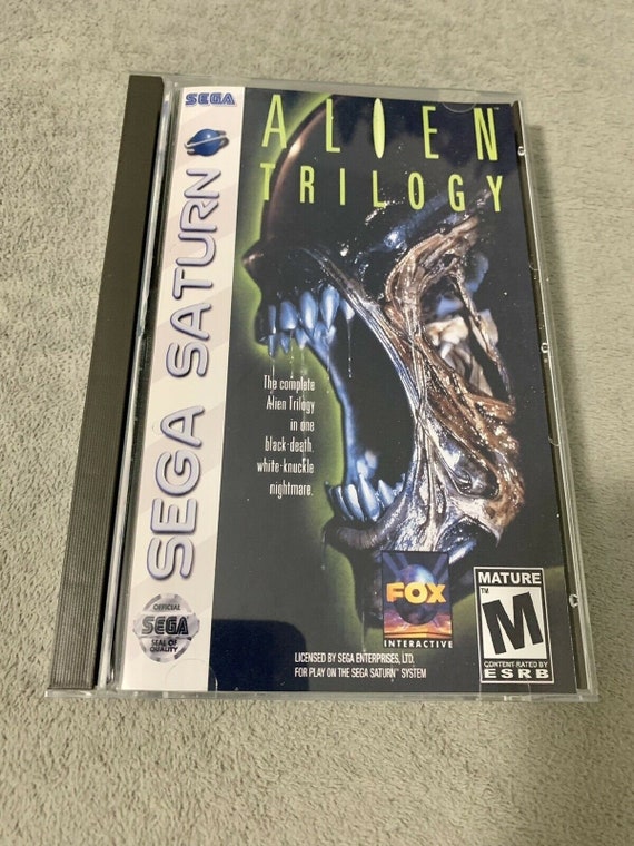 Alien Trilogy Sega Saturn Custom Case W/inserts & Foam - Etsy