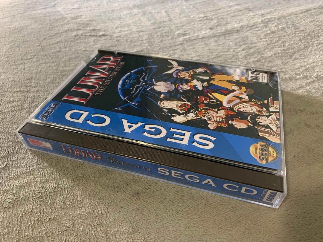 Lunar Silver Star Sega CD Custom Case W/inserts & Foam - Etsy