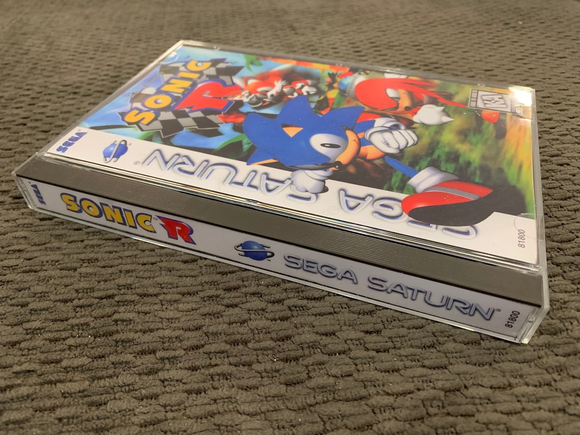 Sonic R Sega Saturn Custom Case W/inserts & Foam - Etsy