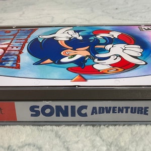Sonic Adventure, Sega Dreamcast, Custom Long Box Case W/inserts & Foam ...
