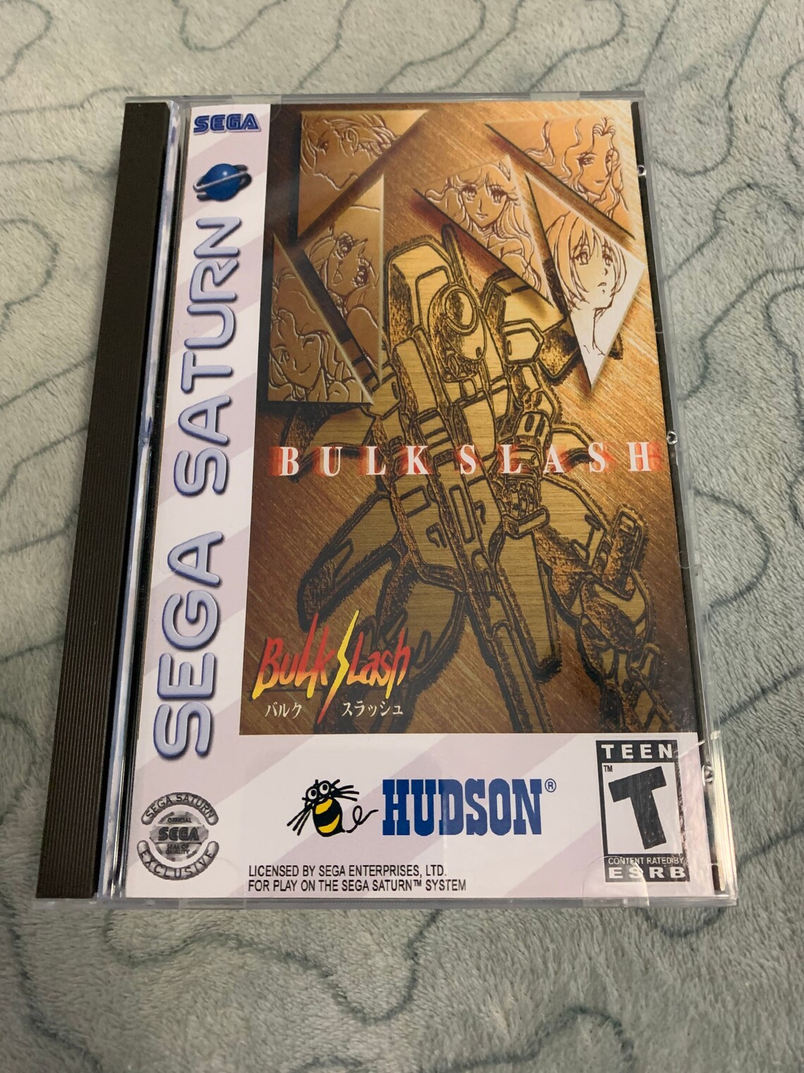 Bulk Slash Sega Saturn, Custom Case W/inserts & Foam READ Description ...