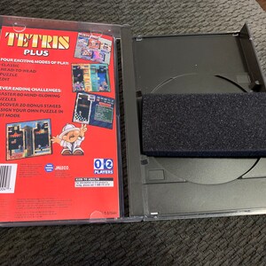 Tetris Plus, Sega Saturn, Custom Case W/inserts & Foam READ Description ...