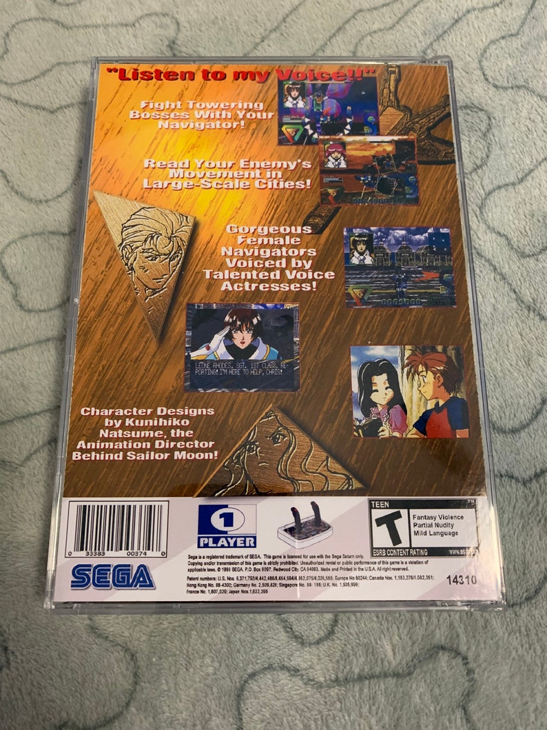 Bulk Slash Sega Saturn, Custom Case W/inserts & Foam READ Description ...