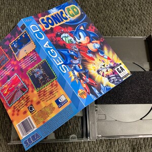 Sonic CD, Sega CD, Custom Case W/inserts & Foam READ Description! - Etsy