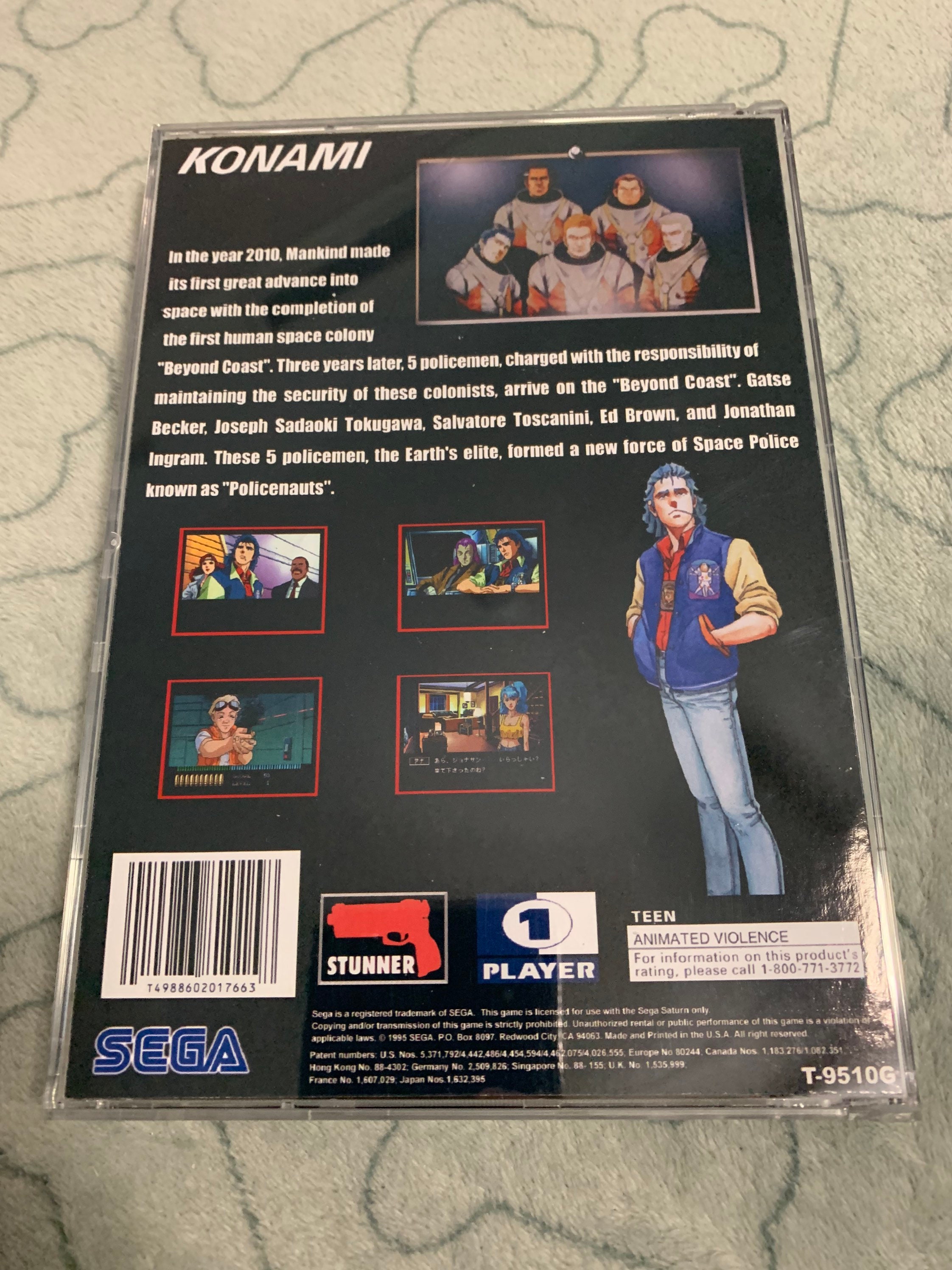 Game Case Insert Sega Saturn CD Playstation Video Game Artwork Insert ...