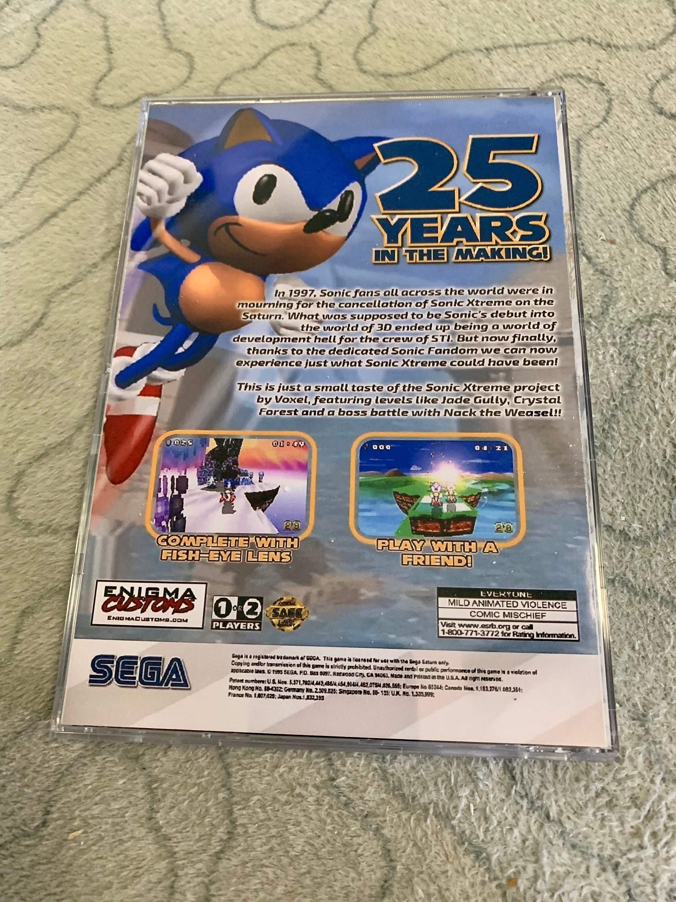 Sega Saturn Sonic Xtreme