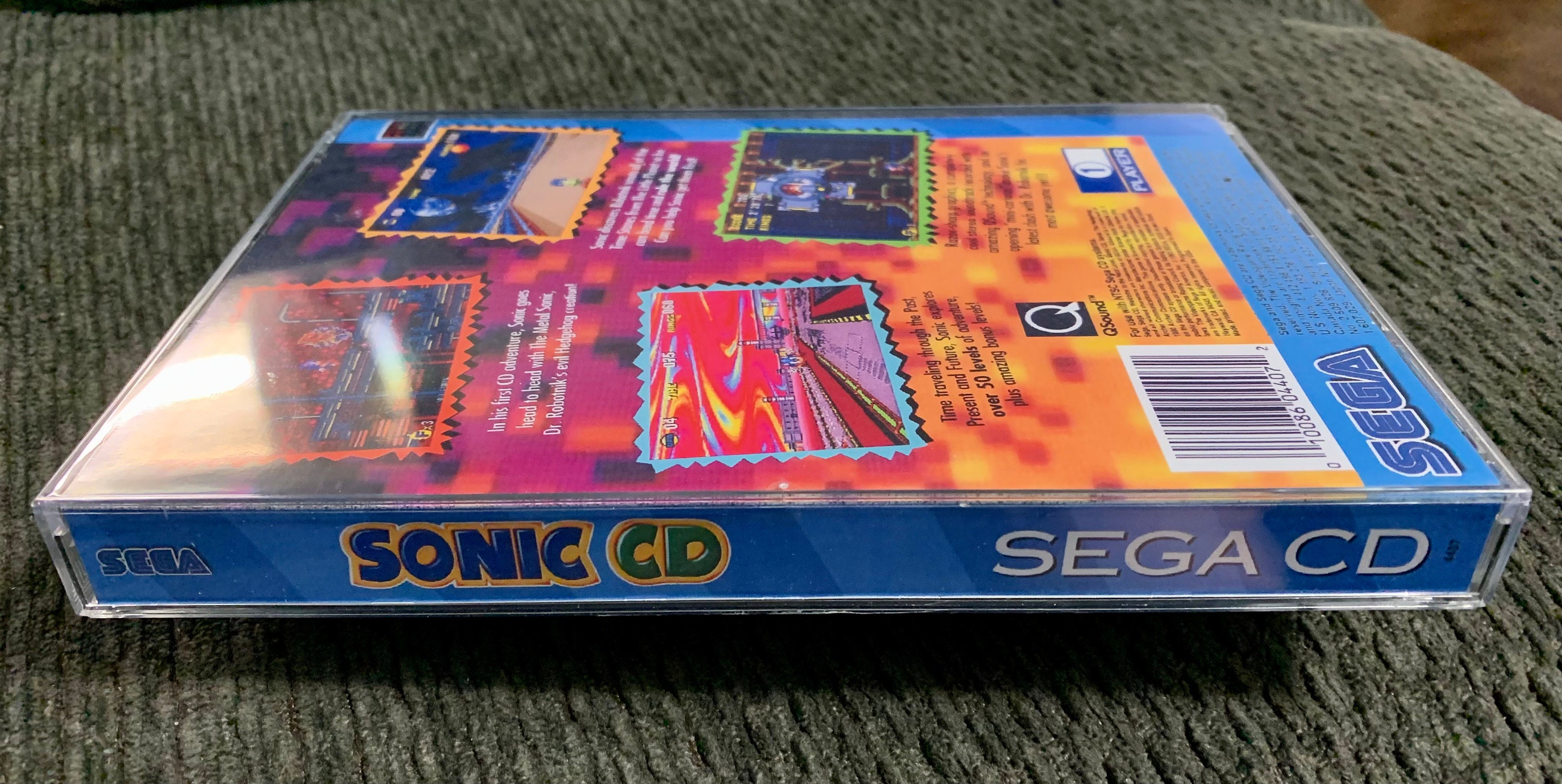 Sonic CD Sega CD Custom Case W/inserts & Foam - Etsy UK