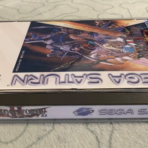 Dragon Force II, Sega Saturn, Custom Case W/inserts & Foam READ ...