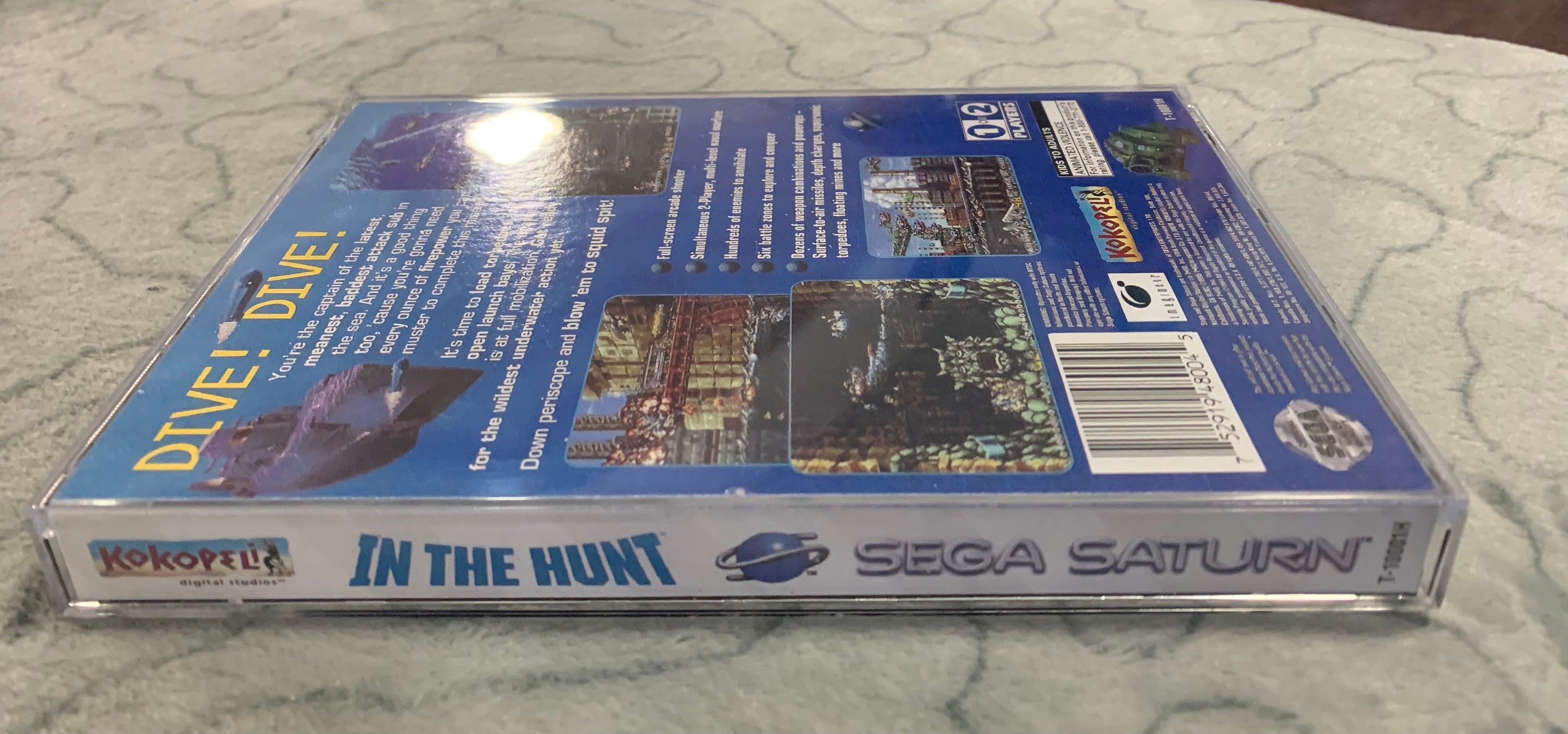 In the Hunt, Sega Saturn, Custom Case W/inserts & Foam READ Description ...