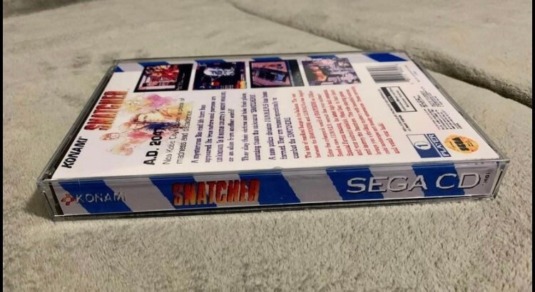 Snatcher Sega CD Custom Case W/inserts & Foam - Etsy