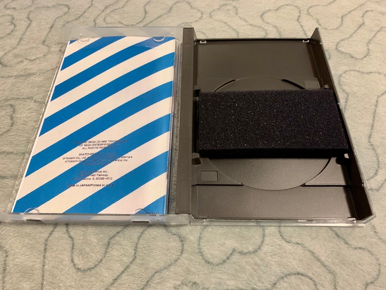 Snatcher, Sega CD, Custom Case W/inserts & Foam READ Description! - Etsy