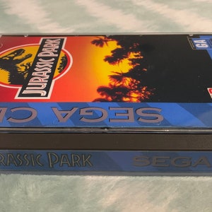 Jurassic Park, Sega CD, Custom Case W/inserts & Foam READ Description ...