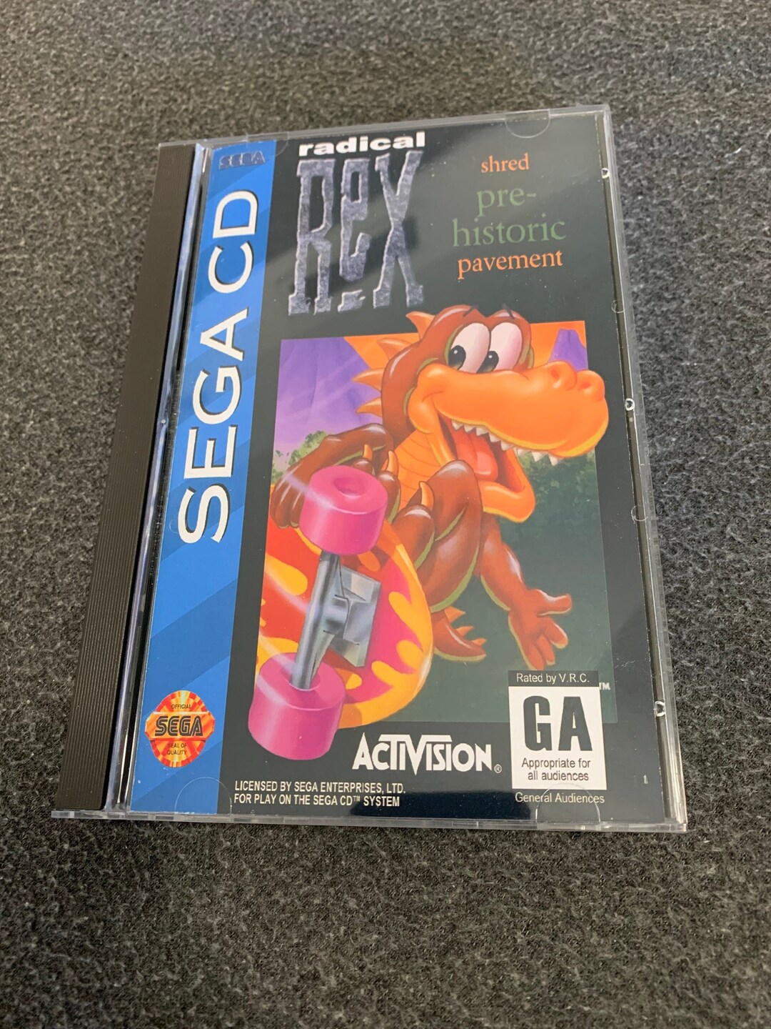 Radical Rex, Sega CD, Custom Case W/inserts & Foam READ Description! - Etsy