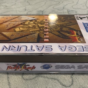 Bulk Slash Sega Saturn, Custom Case W/inserts & Foam READ Description ...